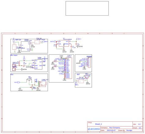 Electret Capsule Mic With Lm386 V1 Easyeda Open Source Hardware Lab