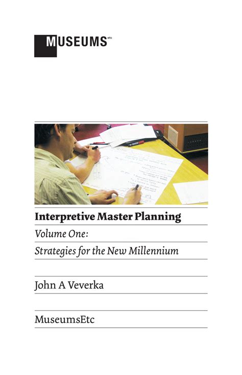 Pdf Interpretive Master Planning Volume One Strategies For The New
