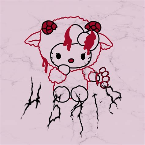Zombie Hello Kitty Tattoos