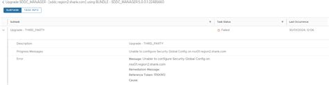 Vmware Cloud Foundation Patching Failed Lab2prod
