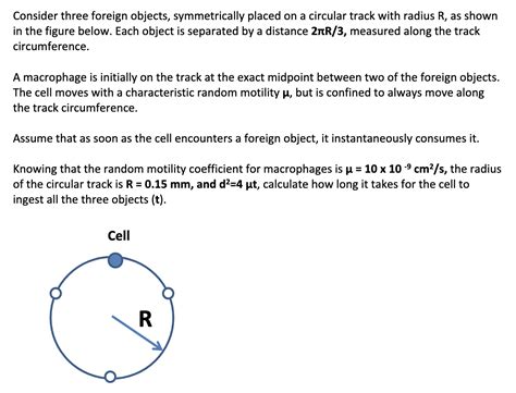 solved consider three foreign objects symmetrically placed