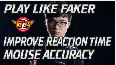 how to improve your reaction time and mouse accuracy fakers training