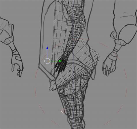 Modeling Characters Mesh Distorts In Illogical Ways Blender Stack