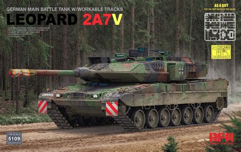 Ryefield Leopard 2a7v German Main Battle Tank With Workable Tracks 135