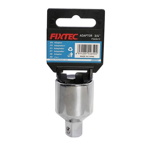 Fixtec Ratchet Drive Socket Adapter Converter Reducer Socket Adaptor 3