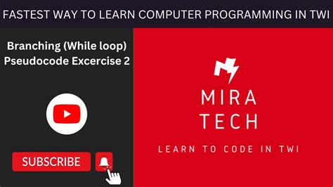 26 While Loop Pseudocode Ex 2 YouTube