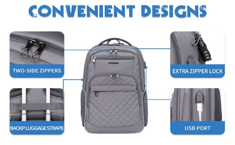 Kroser Travel Laptop Backpack 17 Inch Large Computer