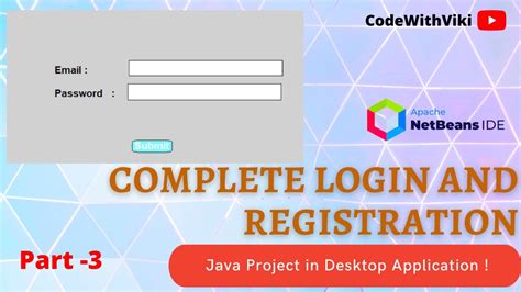 Login And Registration Using Java Netbeans Login And Register Desktop