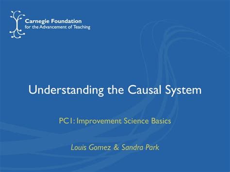 Bryk 2014 Understanding The Causal System Pdf Careers