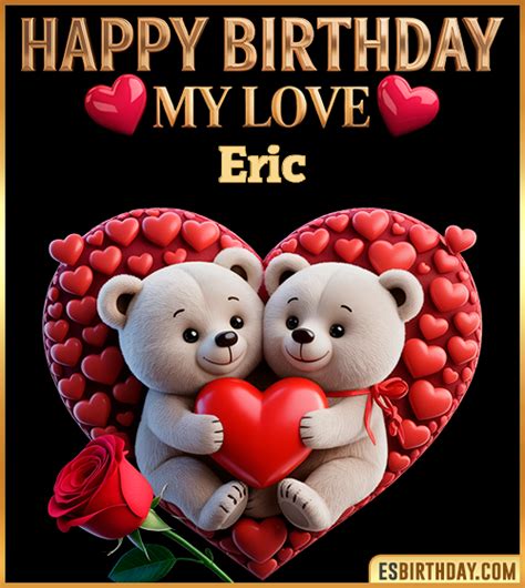 Happy Birthday Eric  🎂 Animated Images Wishes And Music 【27 S】