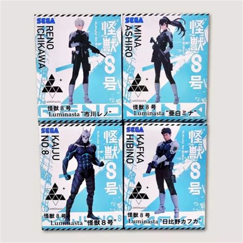 KAIJU NO 8 Kafka Mina Reno Luminasta Figurine Set De 4 Sega 20cm 7 9 EUR 96 94 PicClick FR