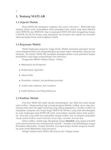 Contoh Koding Matlab Untuk Pengolahan Citra Pemrograman Matlab