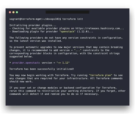 devops101 — first steps on terraform terraform openstack ansible