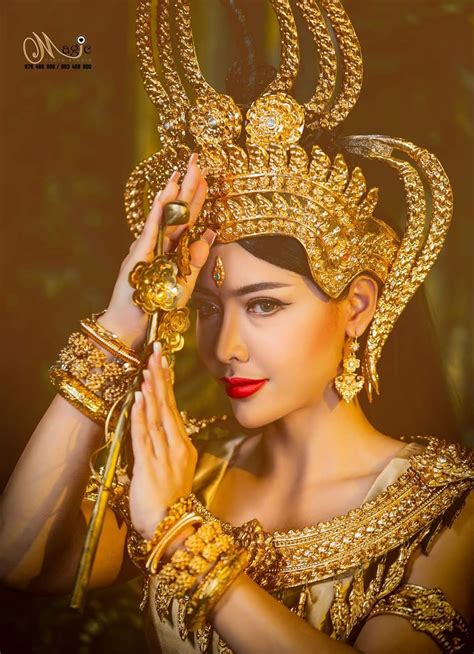 Angkor Mistress Cambodia Paper Art Most Beautiful Thailand Dancer Ancient Fantasy