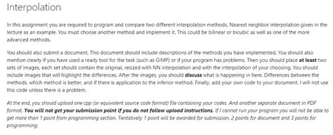 Solved Interpolation In This Assignment You Are Required To Chegg