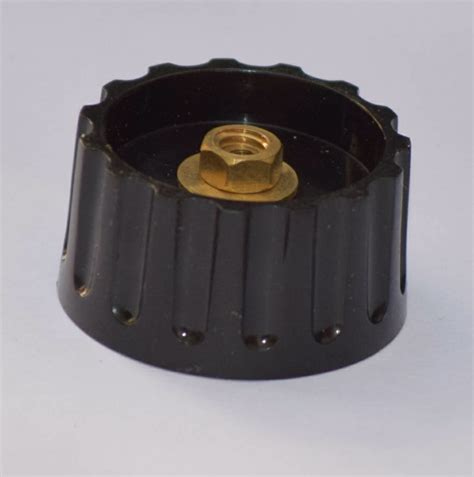 Brass Black Plastic Knobs 35 Mm For Potentiometer Rs 25 Piece Id
