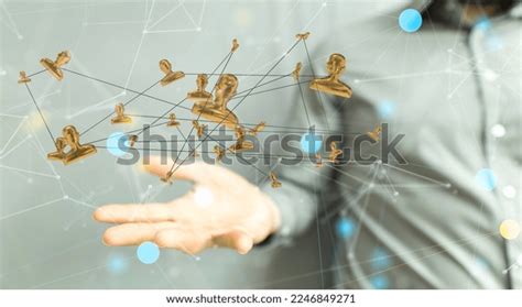 Telecommunication Concept Abstract Network Structure Stock Illustration 2246849271 Shutterstock