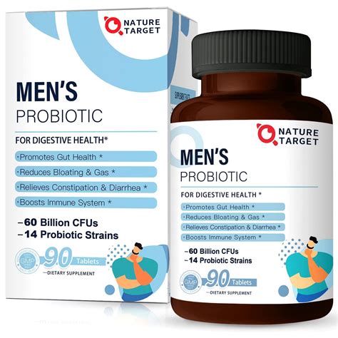 Probiotics For Men With Men Care Supplement 60 Billion Cfus And 14