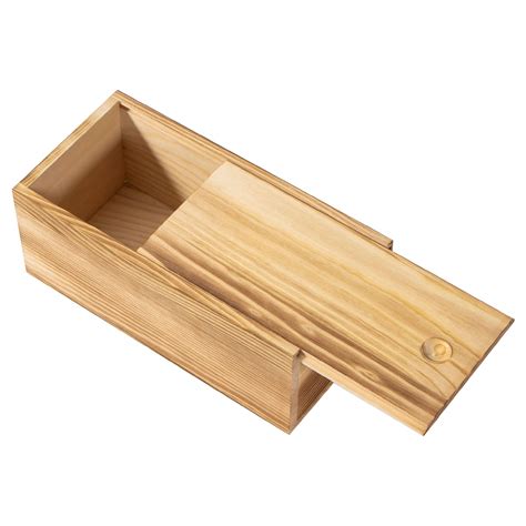 Sliding Lid Wood Box Plans Large Square Keepsake Wooden Box W Lid