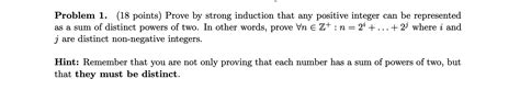 solved solve using strong induction pls