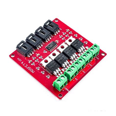 Four Channel Route MOSFET Button IRF V MOSFET Switch Module MOSFET Module High Power