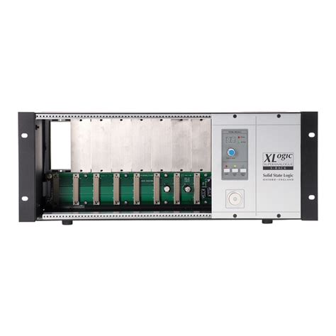 SOLID STATE LOGIC XLOGIC SUPERANALOGUE X RACK OWNER S MANUAL Pdf Download ManualsLib