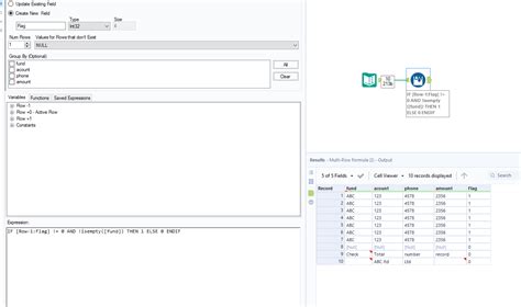 i want to create a flag column alteryx community