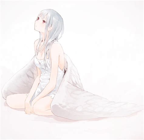 Беловолосая девушка арт Большое количество фото