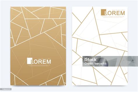 대리석 질감 배경 및 A4 크기의 황금 기하학적 라인과 현대 벡터 템플릿 결혼식 초대장 카드 모던 양식에 대한 스톡 벡터 아트 및 기타 이미지 Istock