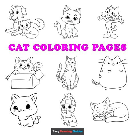 Come Down Cat Coloring Pages