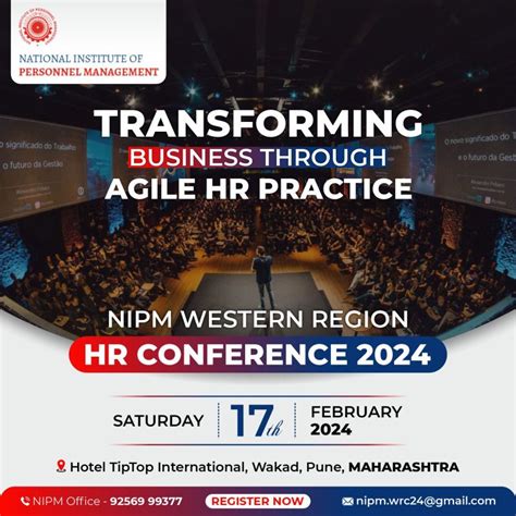 Join Us At Nipm Conference 2024 On Agile Hr Nipm Pimpri Chinchwad