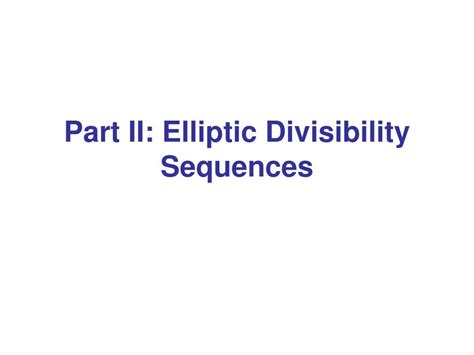 PPT Elliptic Nets How To Catch An Elliptic Curve PowerPoint