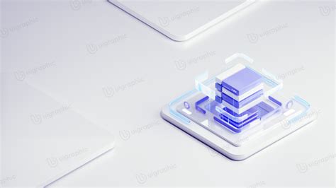 Cloud Technology 3d Illustration Product 178
