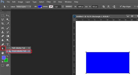 Cara Menggeser Titik Anchor Point Di Adobe Photoshop Kursus Desain