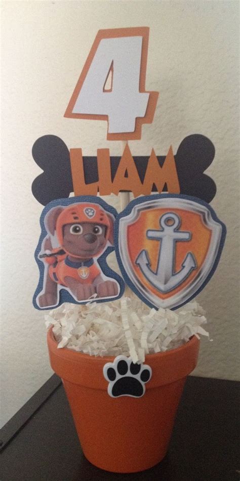 Paw Patrol Zuma Inspired Centerpiece Sticks Only Zuma Paw Patrol Paw