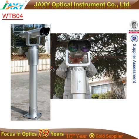 Giant Coin Operated Binocular Astronomical Telescope For Observe