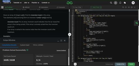 Day25 Count Of Inversions In An Array Nagireddi Pardhasaradhi