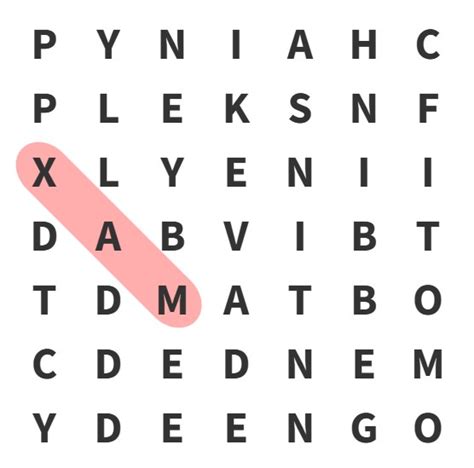 word puzzle find the word max in 6 seconds