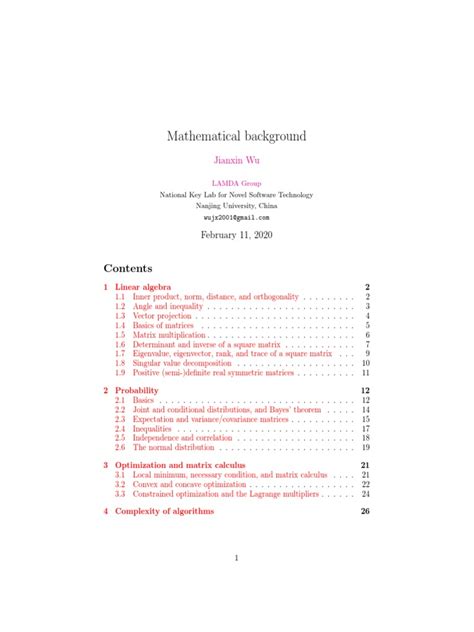 02 Math Of Patter Recognition Pdf Eigenvalues And Eigenvectors