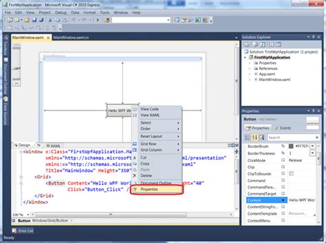 Wpf Properties