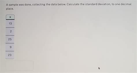 Solved Find The 5 Number Summary For The Data Shown Using