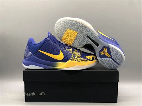 Nike Kobe 5 Protro '5 Rings' Concord Midwest Gold CD4991-400 - SoleSnk