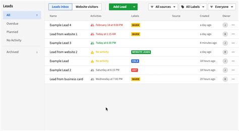 Lead Labels Knowledge Base Pipedrive