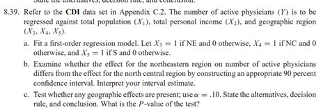 8 39 refer to the cdi data set in appendix c 2 the