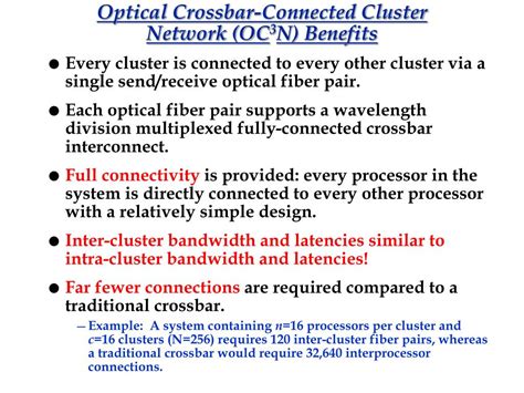Ppt Optical Interconnection Networks For Scalable High Performance