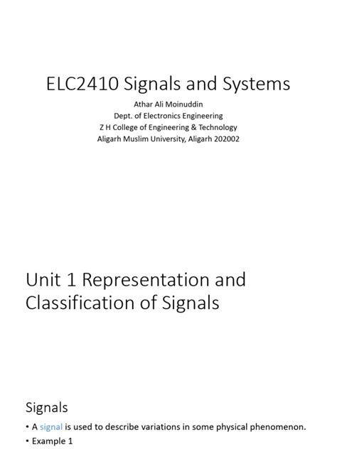 signals notes pdf discrete time and continuous time electrical