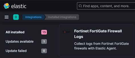 Fortinet Fortigate Firewall Logs Integration Apply Ilm 1 Day Elastic Agent Discuss The