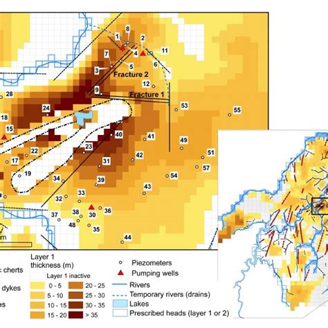 Geometry Of The Finite Difference Model Boundary Conditions