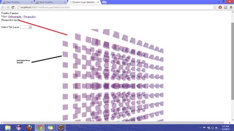 Why Orthographic Projection Not Working Exactly While Using Combinedcamerajs Using Threejs