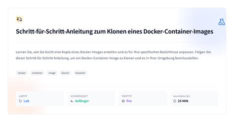 Docker Image Klonen Schritt Für Schritt Anleitung Für Container Images Labex